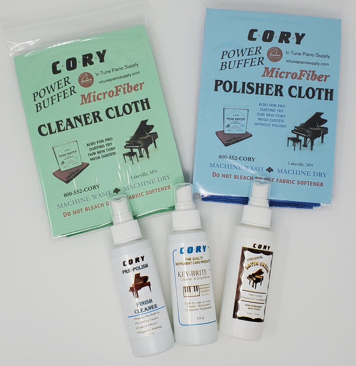 Cory Care Piano Finish Cleaning and Care Kit - High Gloss or Satin – In ...